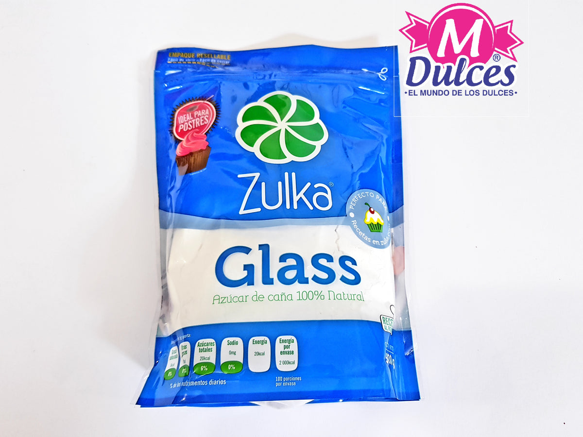 AZUCAR GLASS ZULKA *TIN 500G – El Mundo de los Dulces