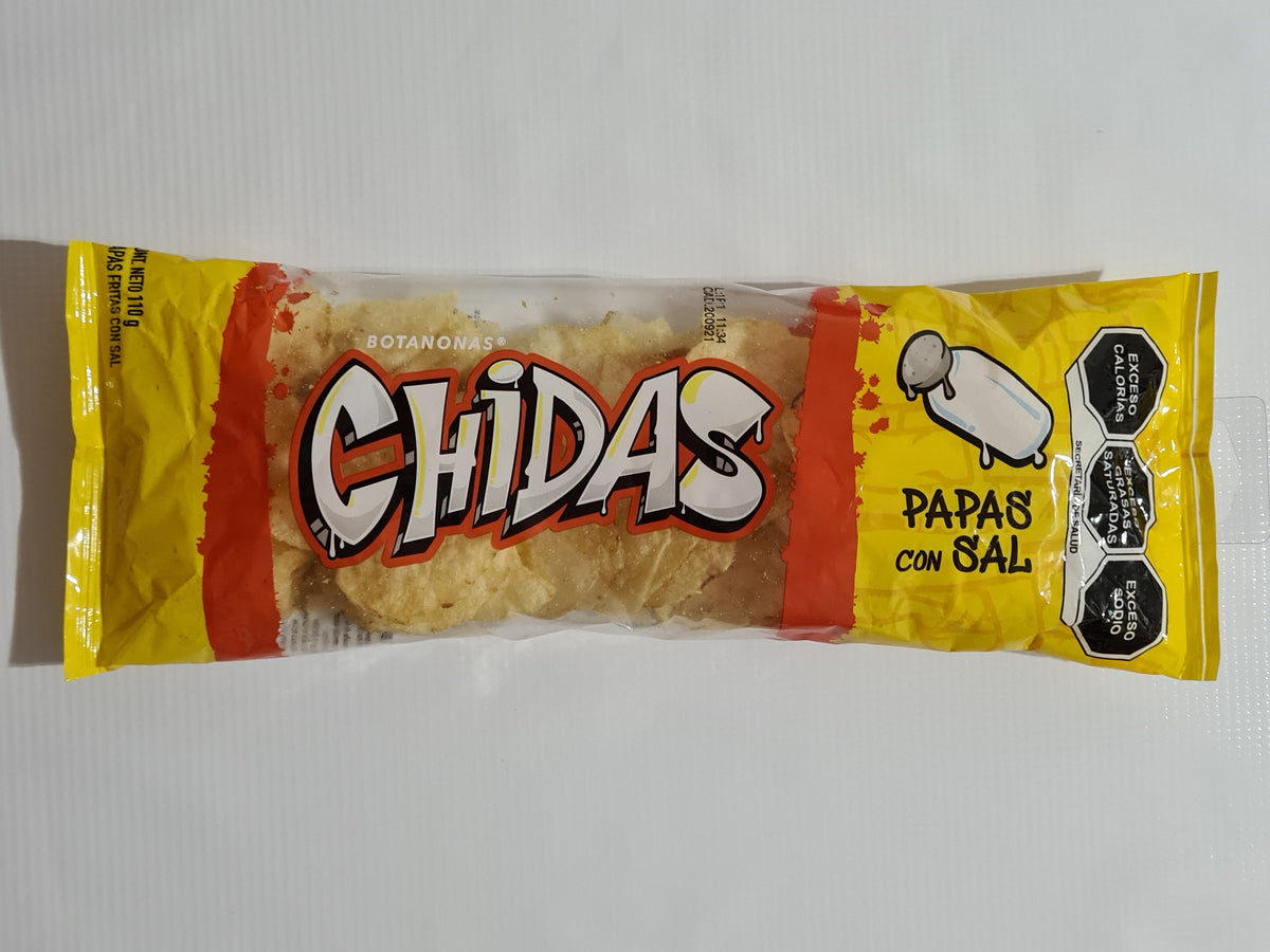 BOTANONAS CHIDAS PAPAS C/SAL GONAC PZ 85 GR – El Mundo de los Dulces