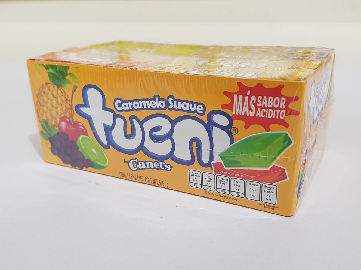 CARAMELO TUENI DISP CANELS 24 PZ – El Mundo de los Dulces
