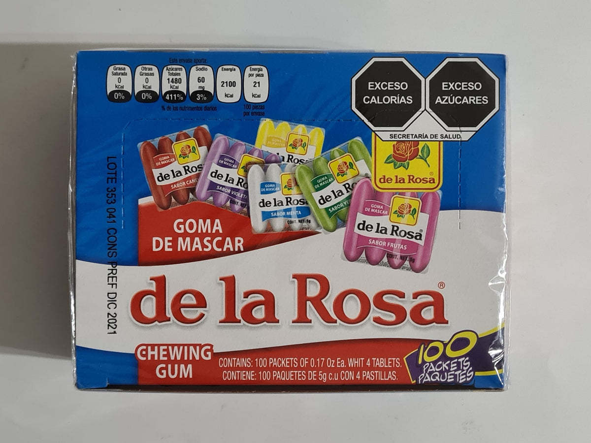 CHICLE 4 PAST DLR 100 PZ – El Mundo de los Dulces