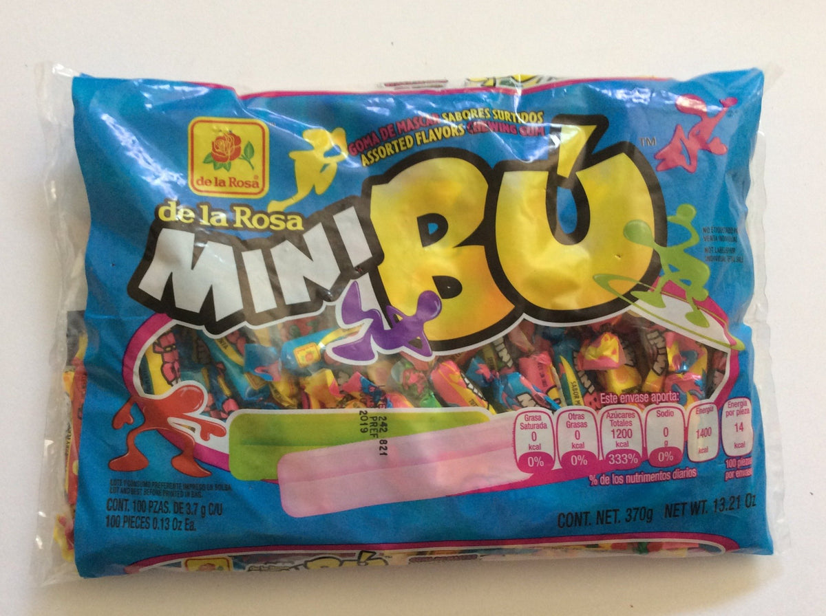 CHICLE MINI BU DLR 100 PIEZAS – El Mundo de los Dulces