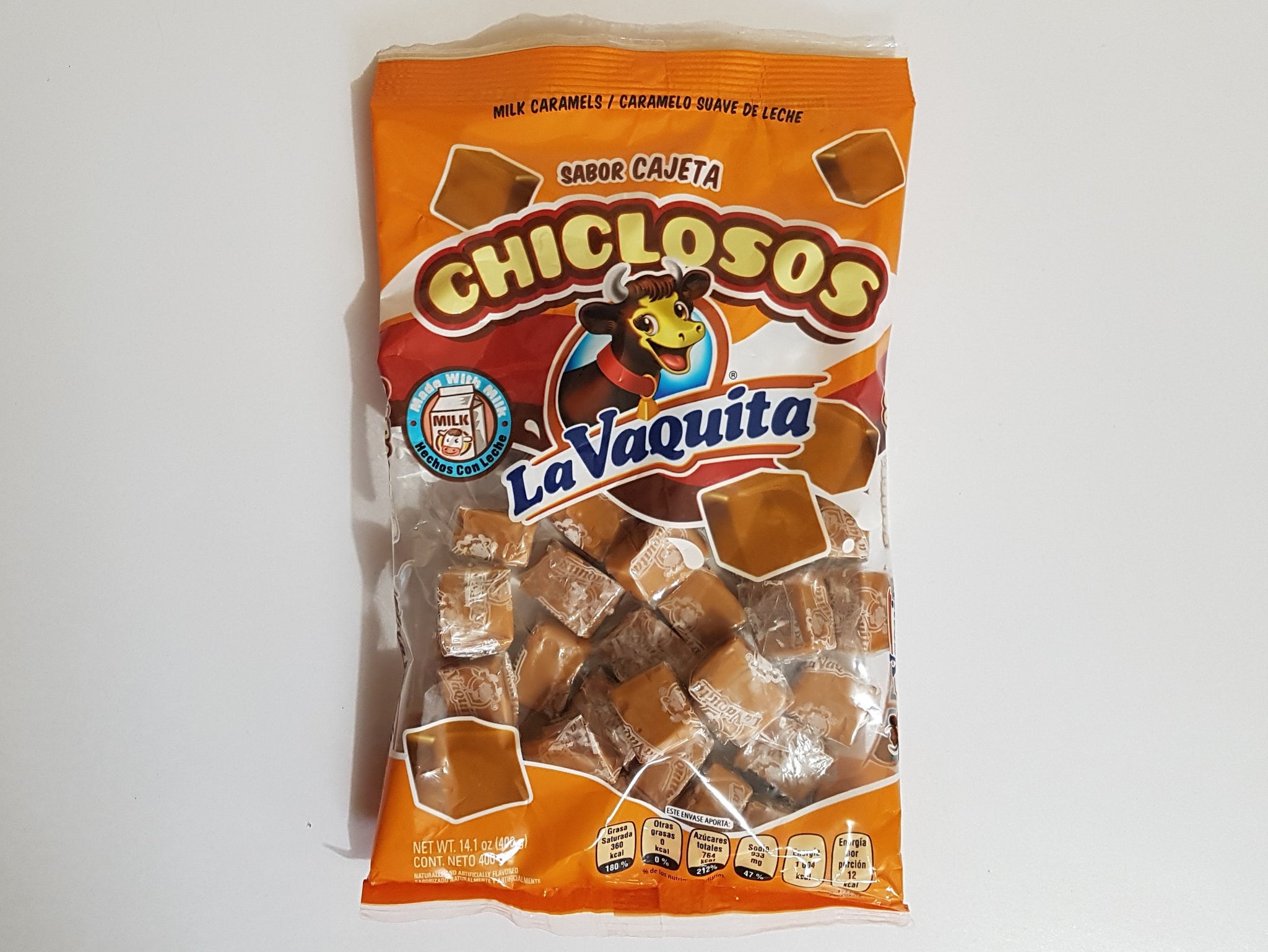 CHICLOSO LA VAQUITA BOLSA 400 G CANELS 45 PZ – El Mundo de los Dulces