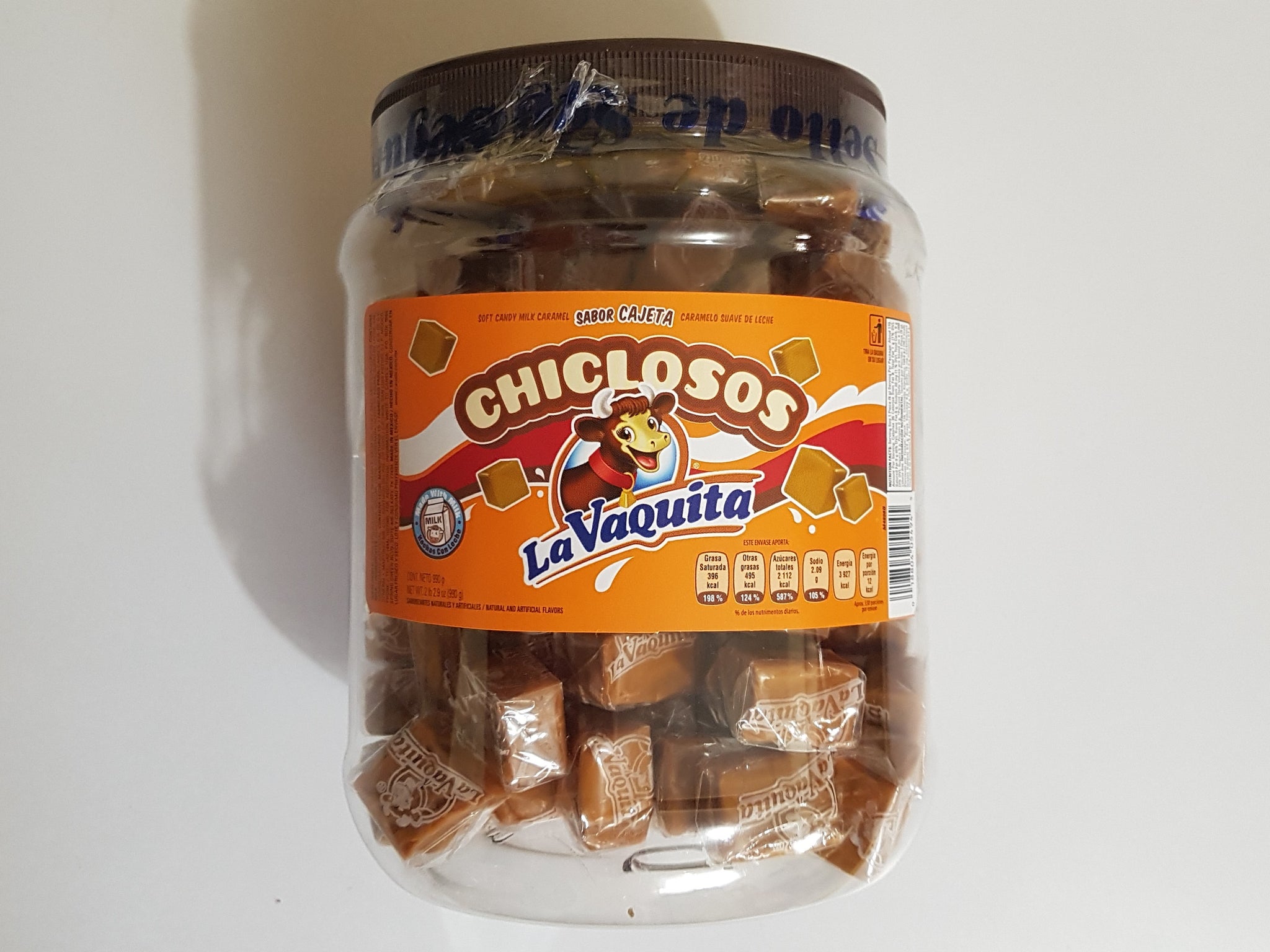 CHICLOSO LA VAQUITA VITRO CANELS 110 PZ 990 G – El Mundo de los Dulces
