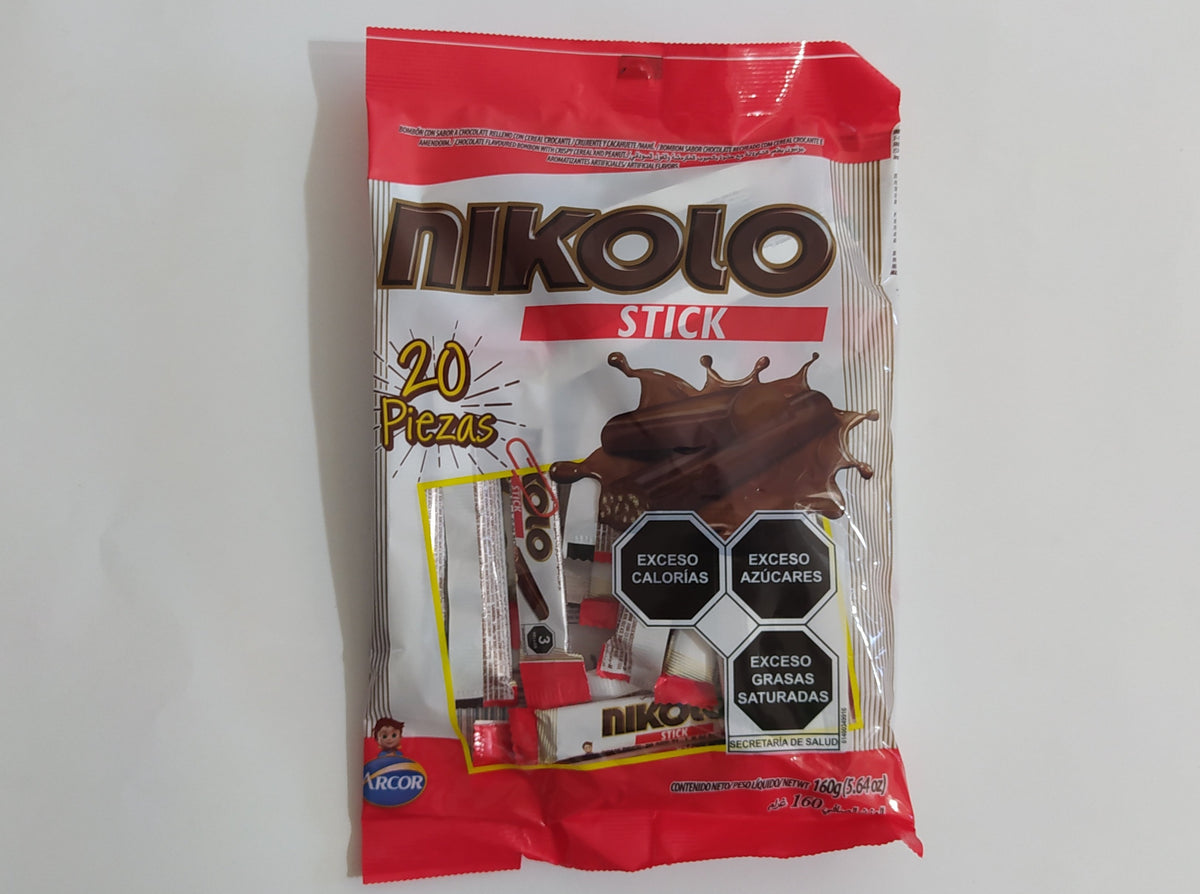 CHOC NIKOLO STICK ARCOR *CAS 20 PZ(0410) – El Mundo de los Dulces