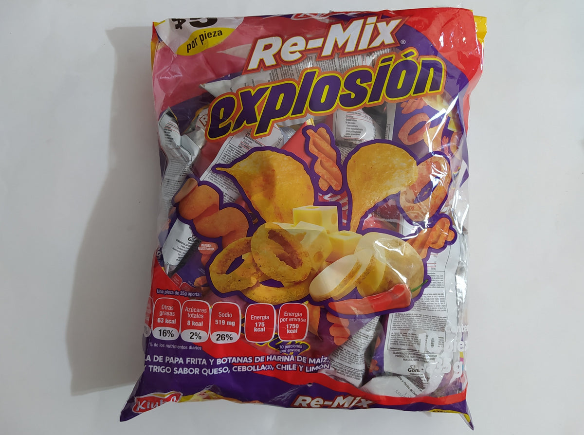 KIUBO RE MIX EXPLOSION GONAC 10 PZ – El Mundo de los Dulces
