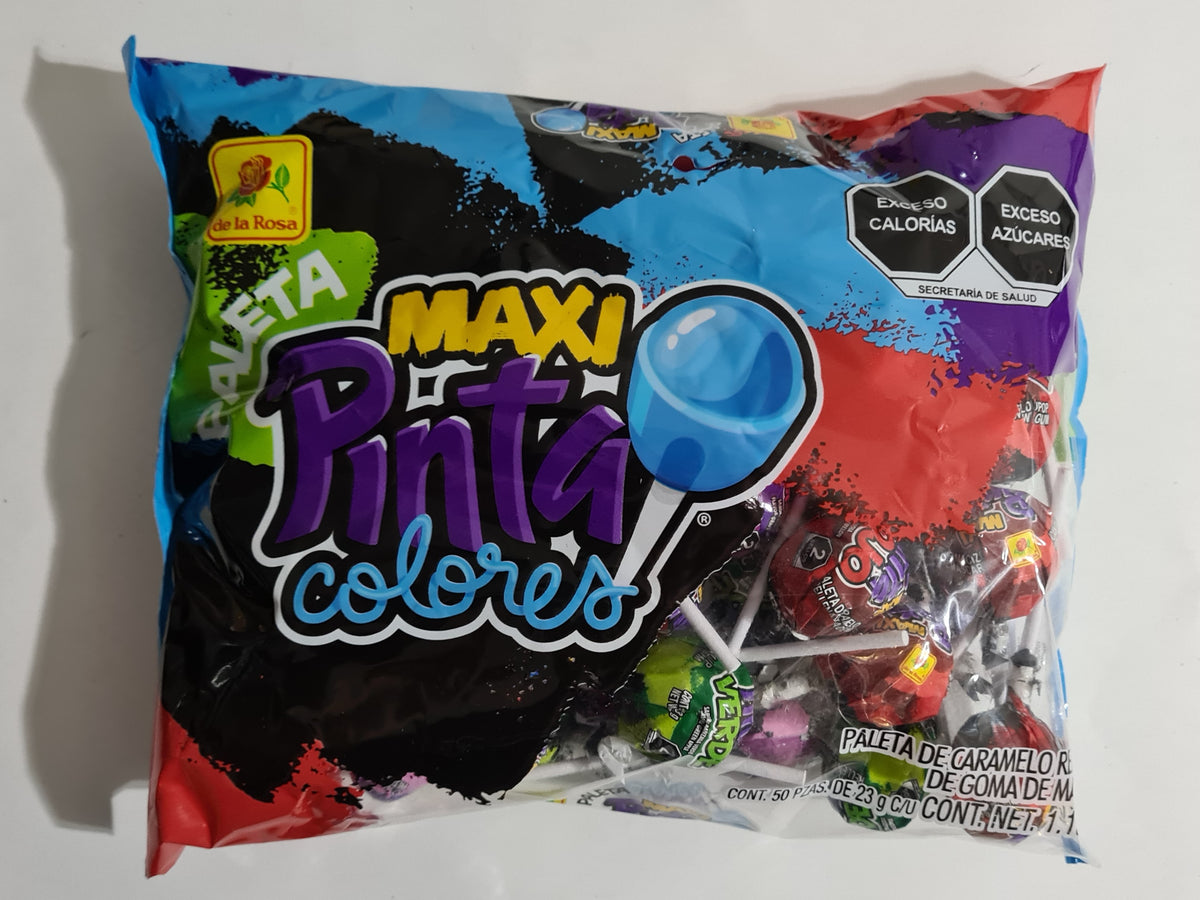 PALE MAXI PINTA COLOR DLR 50 PZ – El Mundo de los Dulces