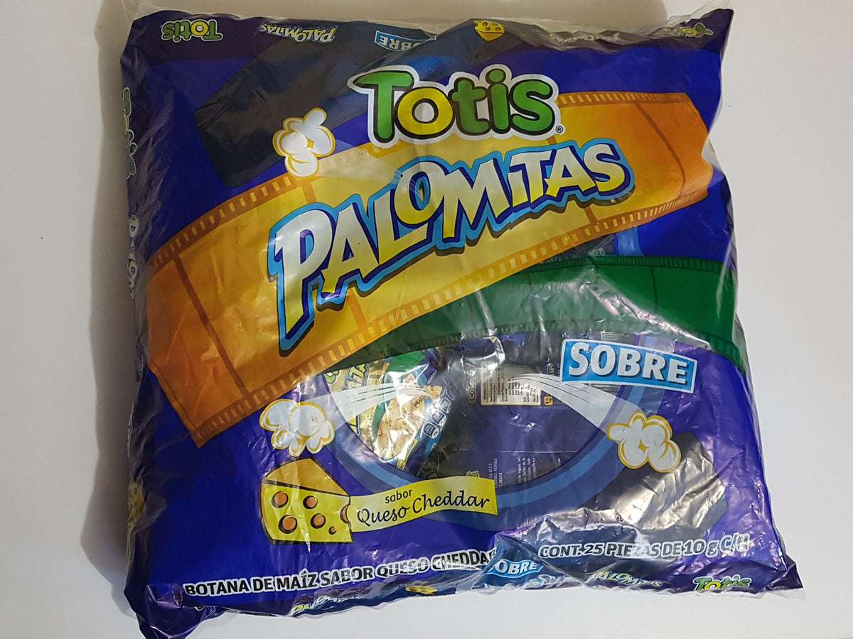 PALOMITAS TOTIS SOBRE 10 GR/25 PZ – El Mundo de los Dulces