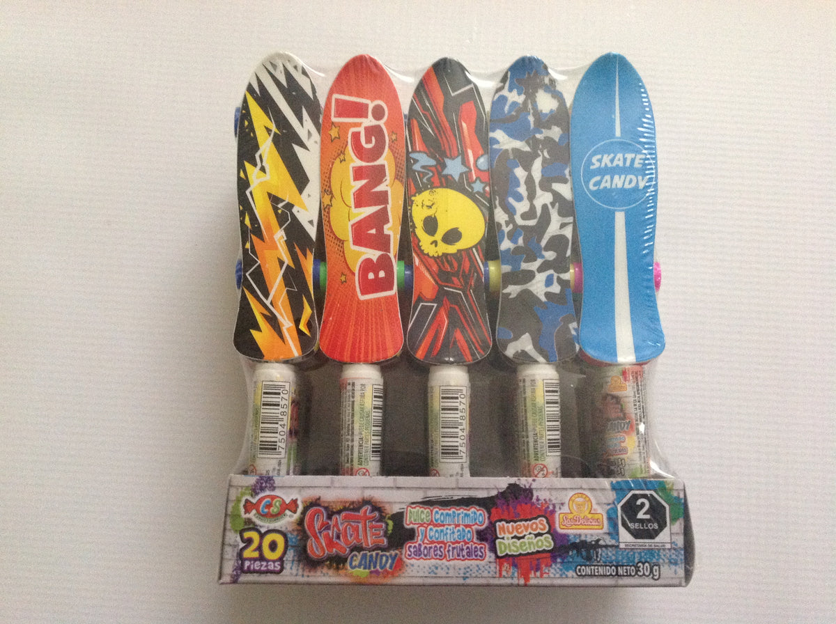 SKATE CANDY DELICIAS 20 PZ – El Mundo de los Dulces