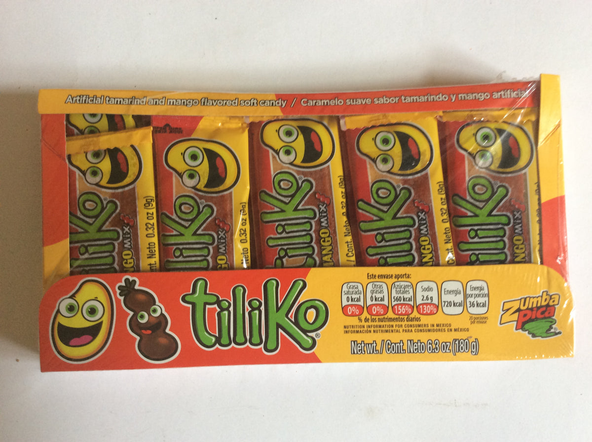 TILIKO MANGO 9 GR *ZU 20 PZ – El Mundo de los Dulces